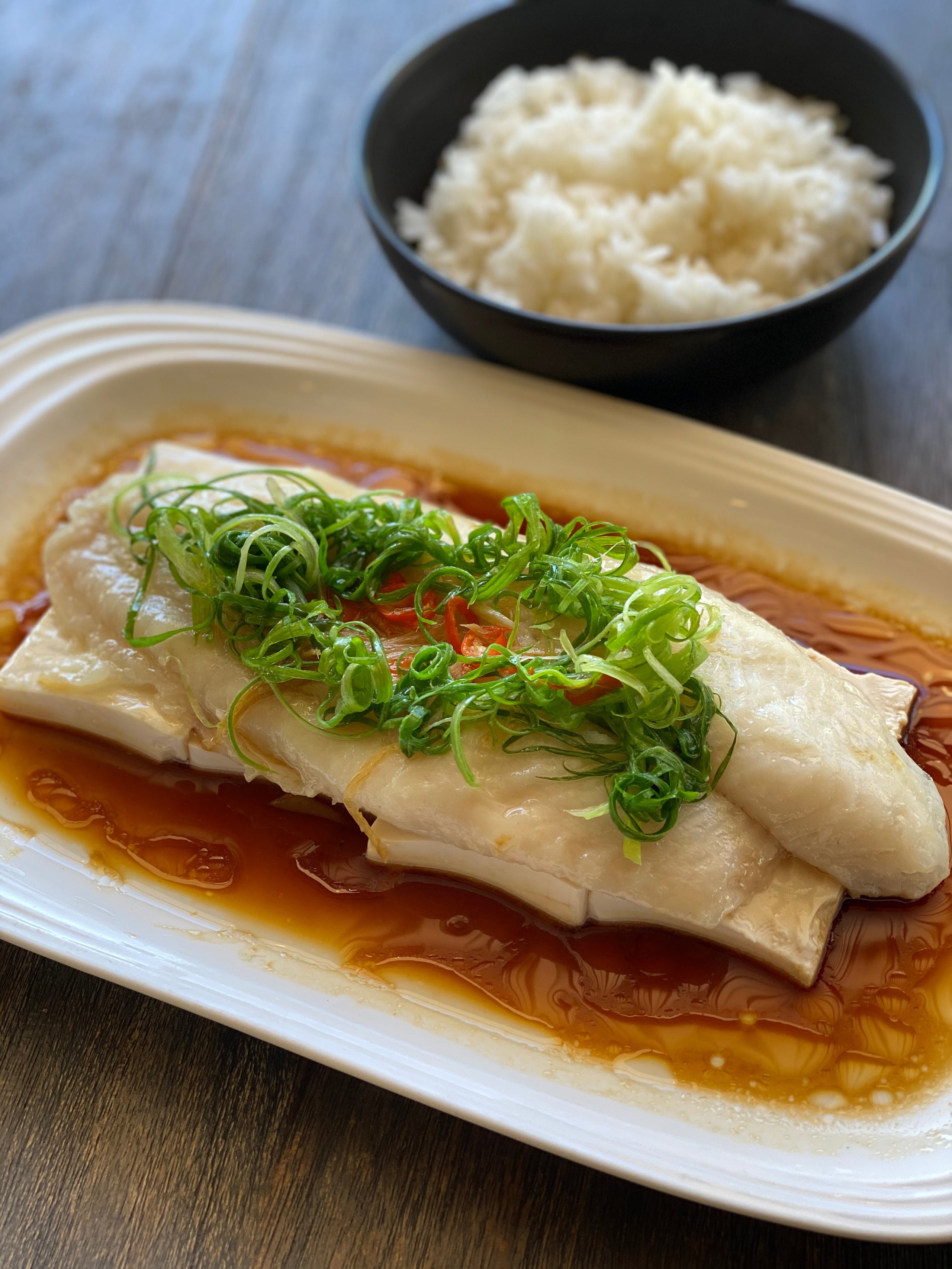 Spicy Shoyu Fish w/ Tofu | Panya bistro